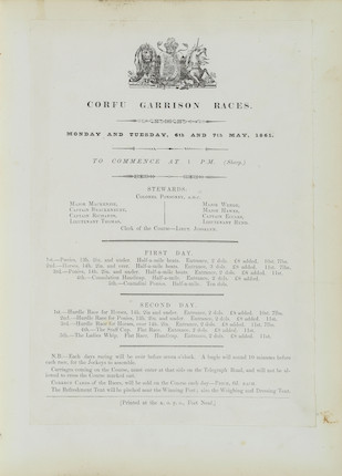 Bonhams : CORFU - COLONEL ARTHUR PONSONBY Album compiled by Colonel ...