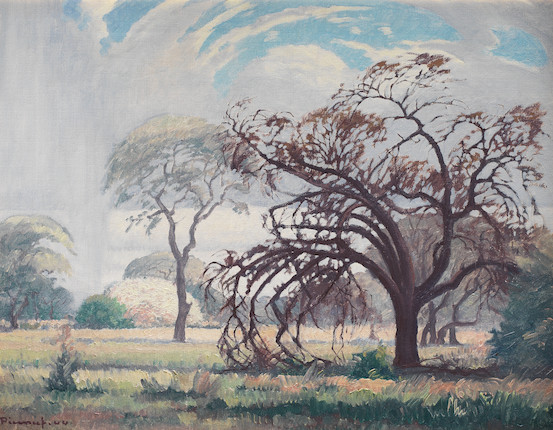 Bonhams : Jacob Hendrik Pierneef (South African, 1886-1957) Landscape ...