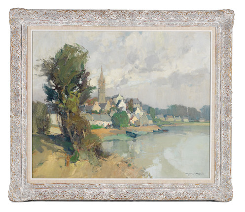Bonhams : Georges Charles Robin (French, 1903-2003) Pont Croix, Finistère