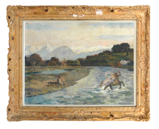 Bonhams : Émile-René Ménard (French, 1862-1930) L'enlèvement de Déjanira