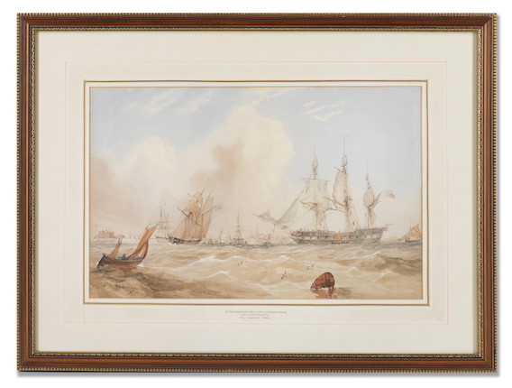 Bonhams : William J. Leathem (British, active 1840-1860) A troop ship ...