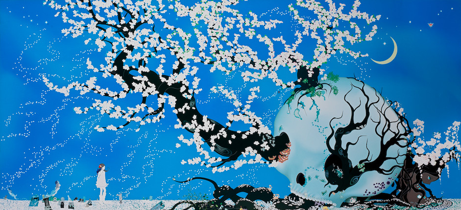 Bonhams : Chiho Aoshima (Japanese, born 1974) A Contented Skull; The ...