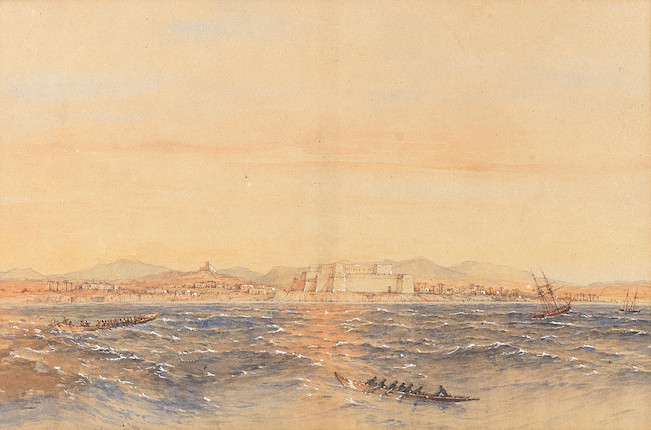 Bonhams : Attributed to Admiral James Stoddart (1813-1892) A costal ...