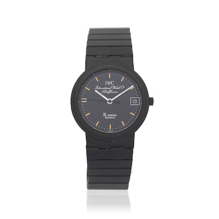 Bonhams : IWC. A black DLC coated aluminium and stainless steel quartz ...