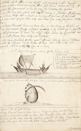 Bonhams : EAST INDIES LOG BOOK A Journal of a Voyage to the East Indias ...