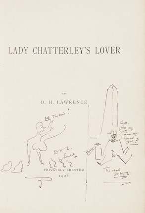 Bonhams : LAWRENCE (D.H.) Lady Chatterley's Lover, FIRST EDITION ...