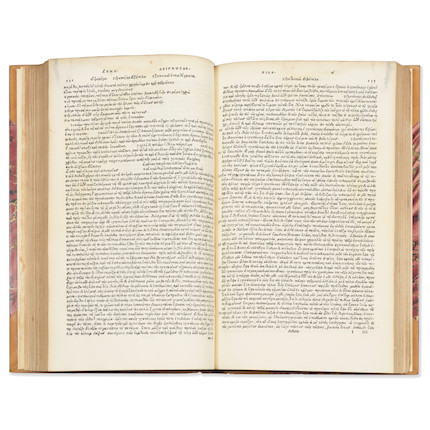 Bonhams : ATHENAEUS OF NAUCRATIS Deipnosophistae, in Greek, FIRST ...