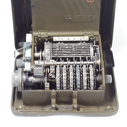 Bonhams : A M-209 CONVERTOR CIPHER MACHINE, AMERICAN, MID-20TH CENTURY,