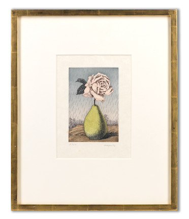 Bonhams : After René Magritte (Belgian, 1898-1967) Untitled (Pear and ...