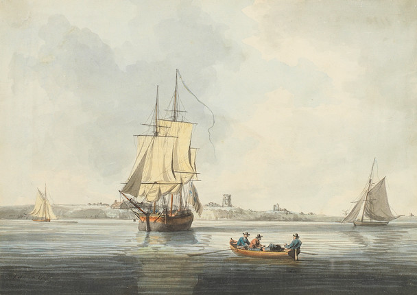 Bonhams : William Anderson (Scotland 1757-1837 London) Off the coast of ...