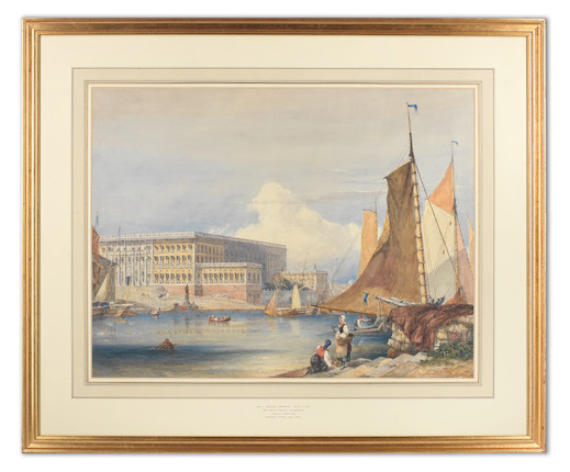 Bonhams : Joseph Murray Ince (British, 1806-1859) The Royal Palace ...
