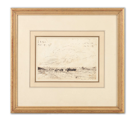 Bonhams : George Chinnery (London 1774-1852 Macau) Study of a beach ...