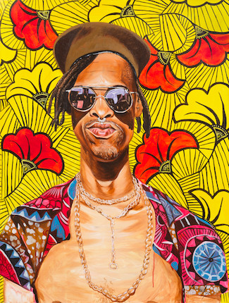 Bonhams : Otis Kwame Kye Quaicoe (Ghanaian, born 1990) Portrait of ...