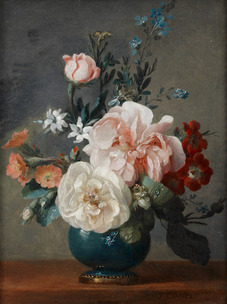 Bonhams : Anne Vallayer-Coster (Paris 1744-1818) Roses, orange blossom ...