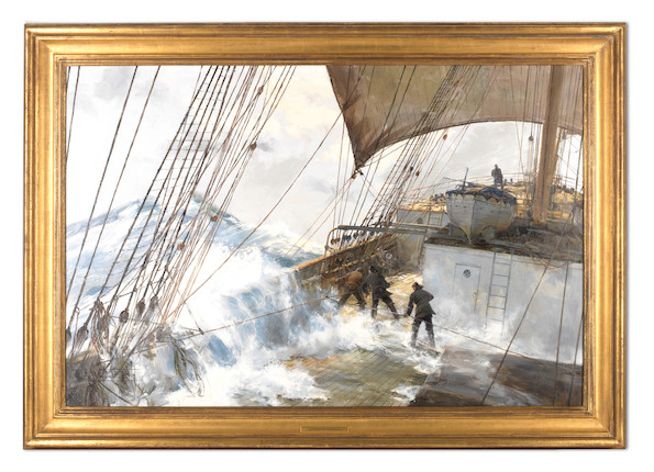 Bonhams : Montague Dawson (British, 1890-1973) 'On the High Seas'