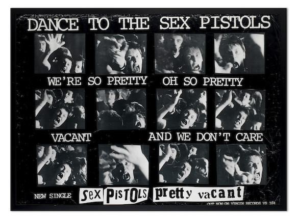 Bonhams The Sex Pistols A Promotional Poster For Pretty Vacant 1977