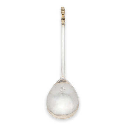 Bonhams : A 17th century provincial silver lion sejant spoon West ...