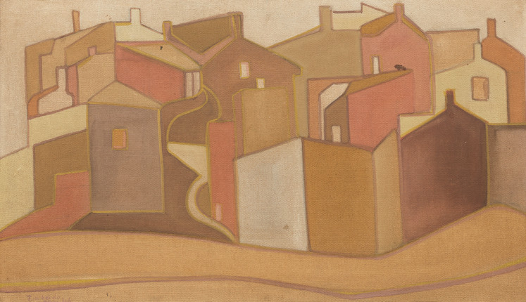 Bonhams : Zubeida Agha (Pakistani, 1922-1997) Untitled (Cityscape)