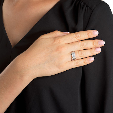 Bonhams : PHILIPPE COMOY BAGUE DIAMANTS