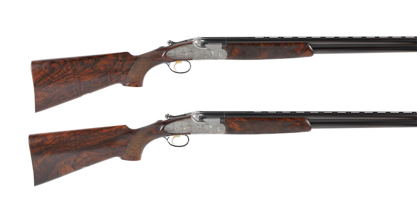 Bonhams : A pair of Giovanelli-engraved 12-bore 'S3 EELL' single ...