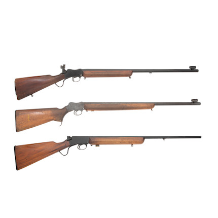 Bonhams : Three .22 (L.R.) Martini-action rifles by BSA