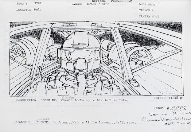 Bonhams : Star Wars Production-Used Original Photocopied Storyboards ...