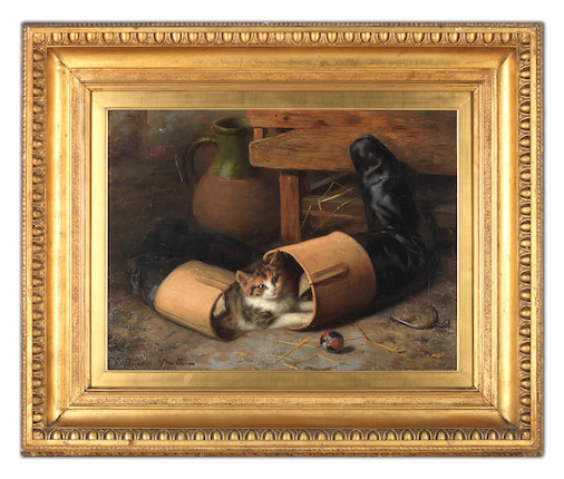 Bonhams : William Strutt (British, 1825-1915) Puss in boots