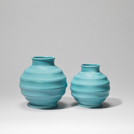 Bonhams : Keith Murray Made by Wedgwood Two 'bomb' vases, model no ...