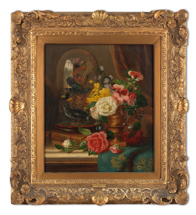 Bonhams : John Wainwright (British, active 1860-1869) Still life with ...
