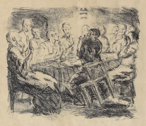 Bonhams : MAX BECKMANN (1884-1950) Das Abendmahl from Sechs ...
