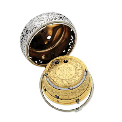 Bonhams : William Webster, Exchange Ally, London. A silver key wind ...