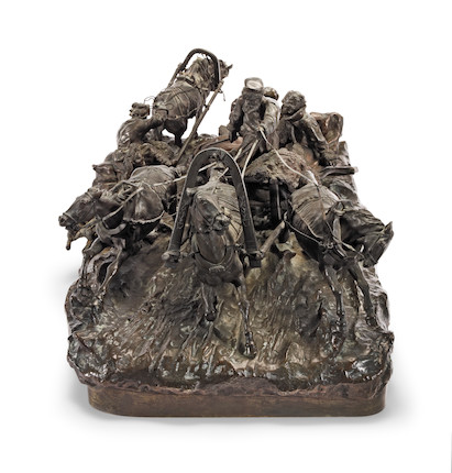 Bonhams : Vassili Yacovlevitch Grachev (Russian, 1831-1905) A patinated ...