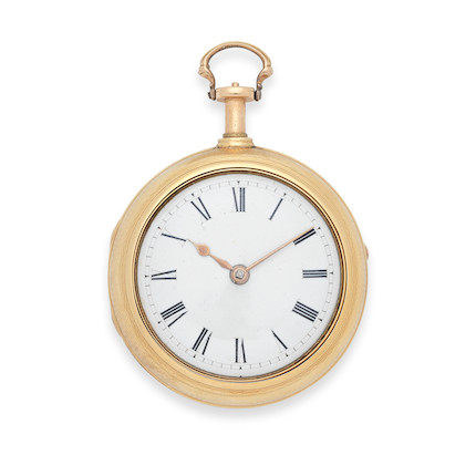 Bonhams : Mar. Storr, London. An 18K gold key wind quarter repeating ...