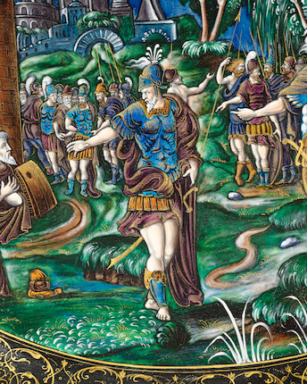 Bonhams : After Pierre Reymond (French, c.1513-after 1584) A 19th century Limoges style ...