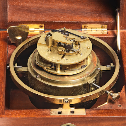 Bonhams : An early 19th century one day marine Chronometer, now in a ...