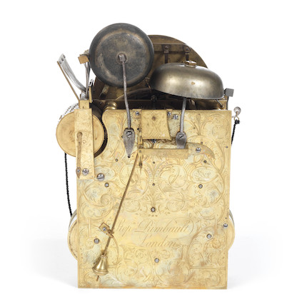 Bonhams : A mid-18th century quarter chiming automata table clock by ...