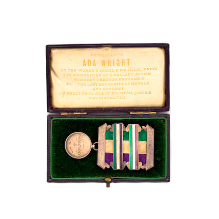 Bonhams : SUFFRAGETTES - HUNGER STRIKE MEDAL Hunger strike medal ...