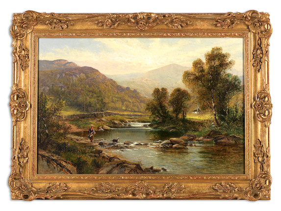 Bonhams : Alfred Augustus Glendening (British, 1840-1921) On the Llugwy ...