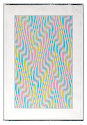Bonhams : Bridget Riley (born 1931) Elapse, 1982 (From the unnumbered ...