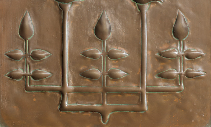 Bonhams : Attributed to Talwin Morris Glasgow School, a small two-fold ...