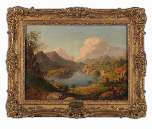 Bonhams : William Linton (British, 1791-1876) A view of Loch Lomond