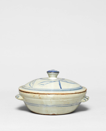 Bonhams : Ladi Kwali (Nigerian, circa 1925-1984) Blue and White Lidded ...