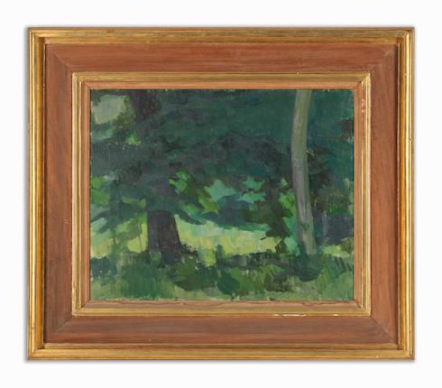 Bonhams : Sir Lawrence Gowing (British, 1918-1991) Oak Trees (together ...