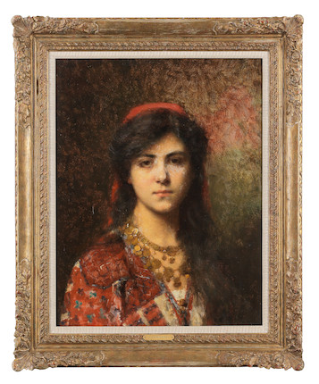 Bonhams : Alexei Alexeevich Harlamoff (Russian, 1840-1925) Portrait of ...