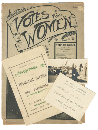 Bonhams : SUFFRAGETTES - COLLECTION Collection of postcards ...