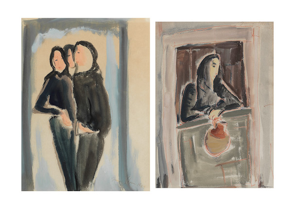 Bonhams : Irma Stern (South African, 1894-1966) 'Three ladies'and ...