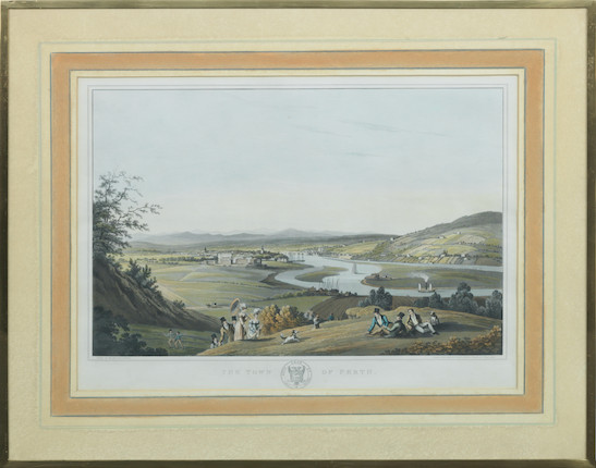 Bonhams : John Heaviside Clark (British, circa 1770-1863) Six views in ...