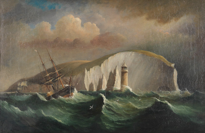 Bonhams : Arthur Wellington Fowles (British, 1815-1883) The lighthouse ...