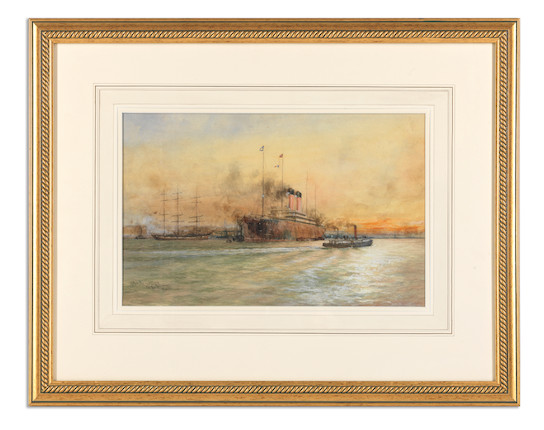 Bonhams : William Minshall Birchall (British, 1884-1941) 'A White Star ...