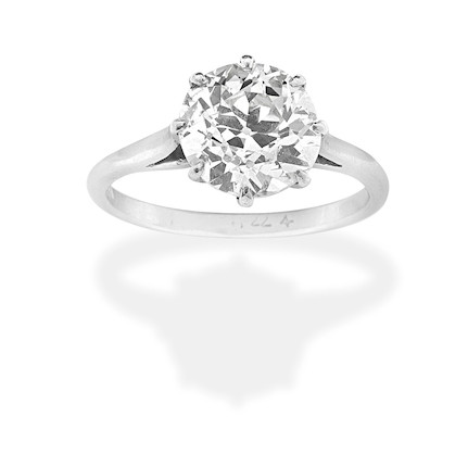 Bonhams : DIAMOND SINGLE-STONE RING